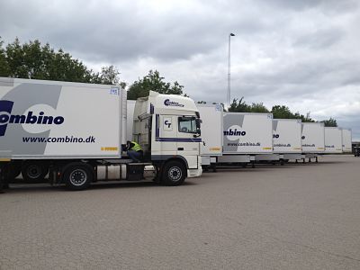 33 pallets huckepack refrigerated trailer / meat hanger (train trailer ...